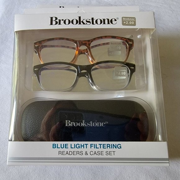 Brookstone | Accessories | 2 Pair 20 Brookstone Blue Light Filtering ...